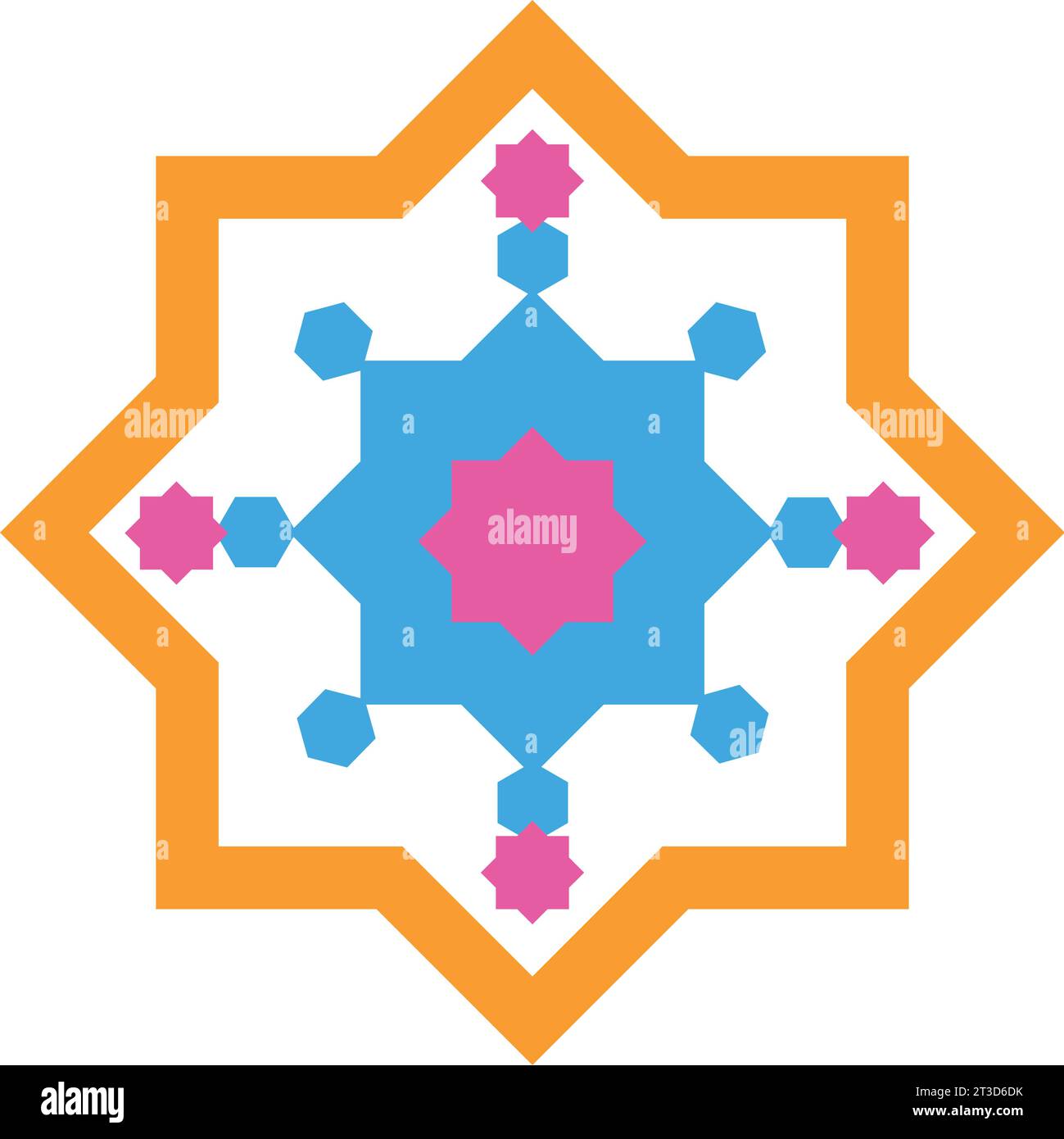 islamic star decored vector isolated Stock Vector Image & Art - Alamy