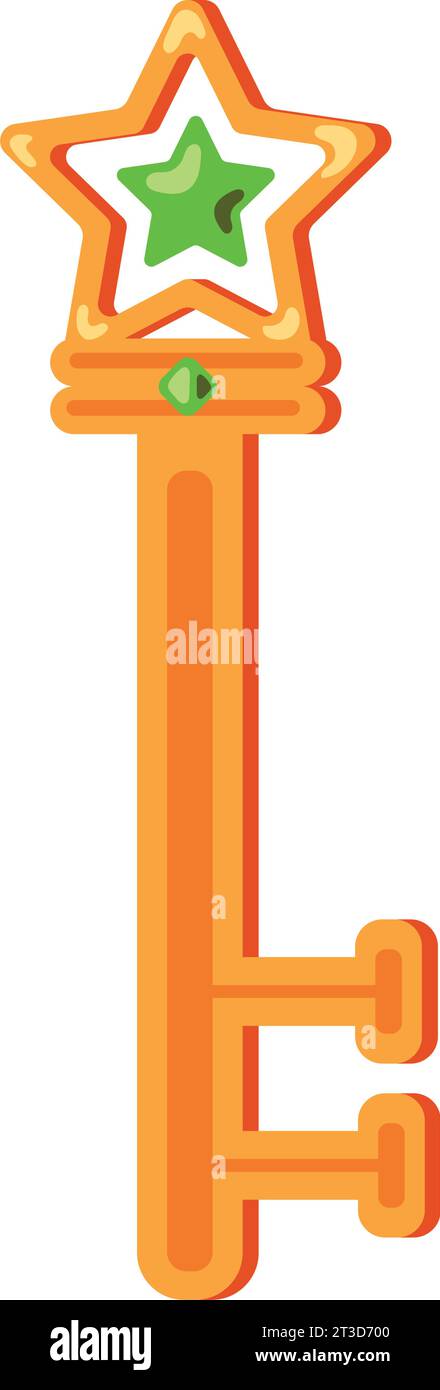 key video game with star decor vector isolated Stock Vector Image & Art ...