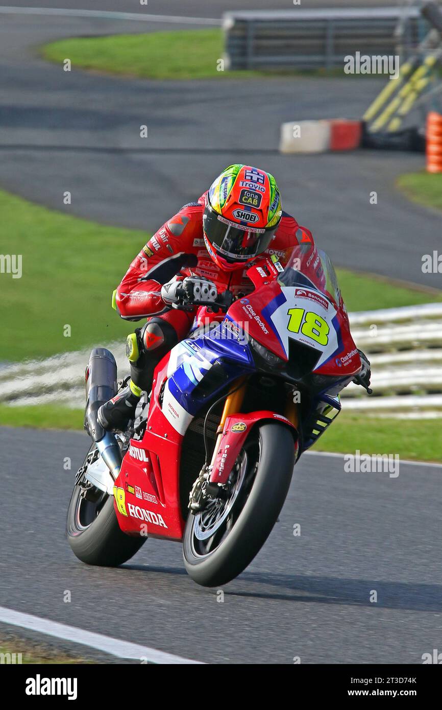 Andrew Irwin - Honda Racing UK - riding Honda 18 in the 2023 British ...