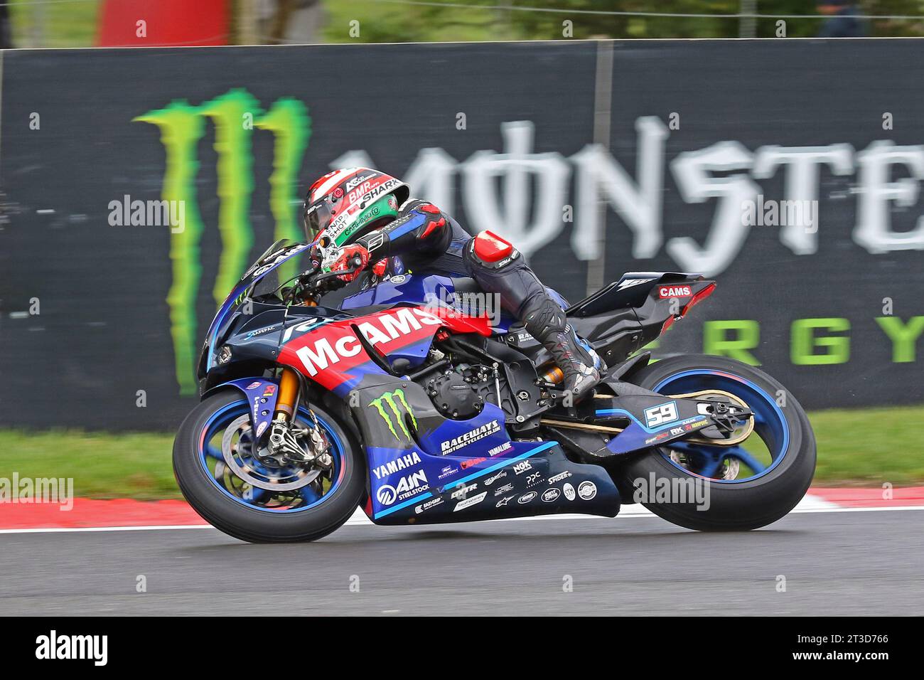 Niccolo Canepa - McAMS Yamaha - riding Yamaha 59 in the 2023 British ...