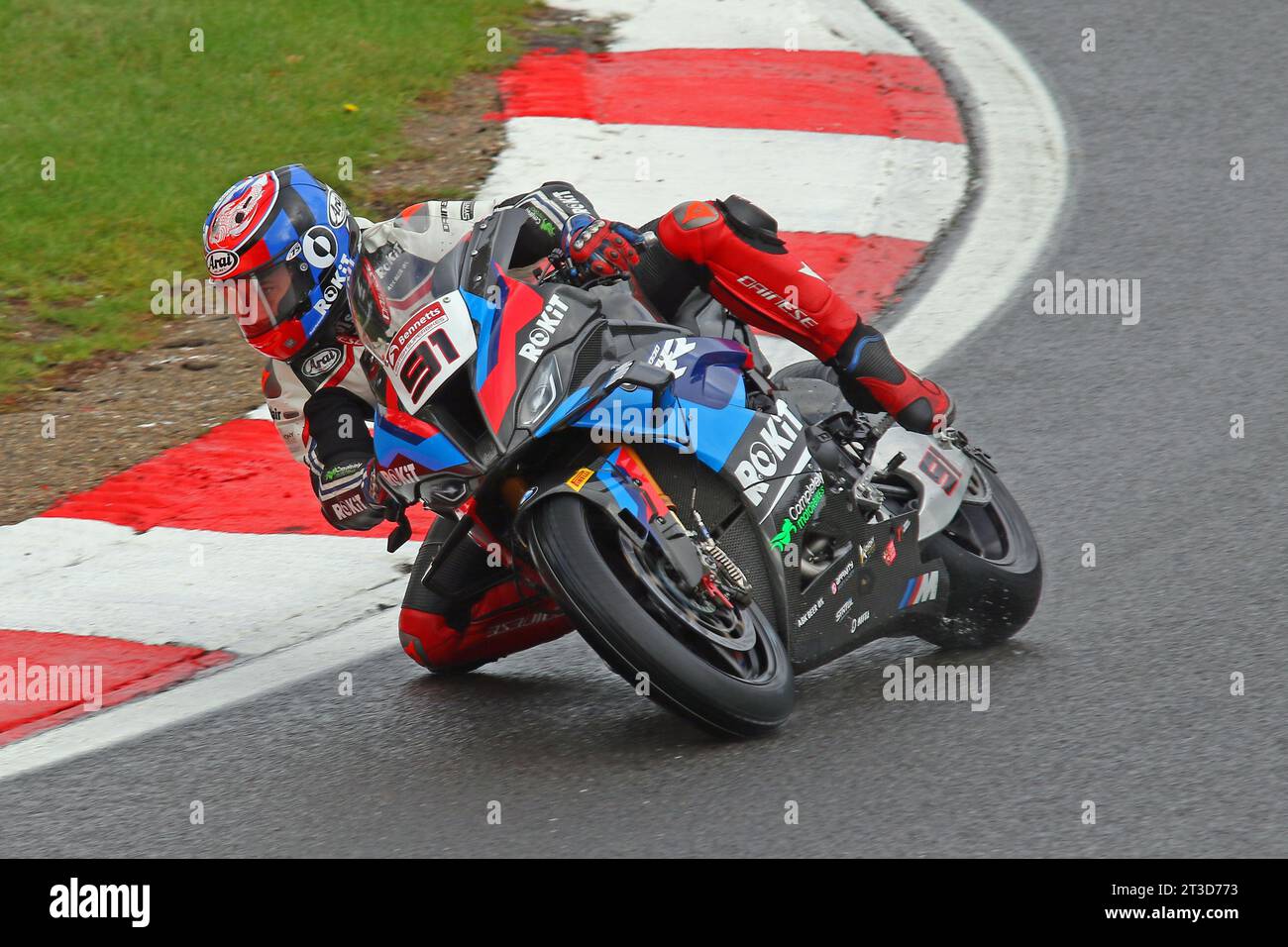 Leon Haslam Rokit Bmw Motorrad Team Riding Bmw 91 In The 2023