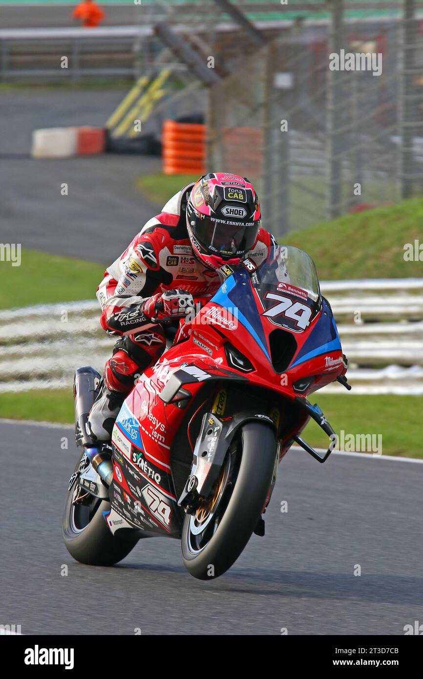 Davy Todd - Milwaukee BMW Motorrad - riding BMW 74 in the 2023 British ...