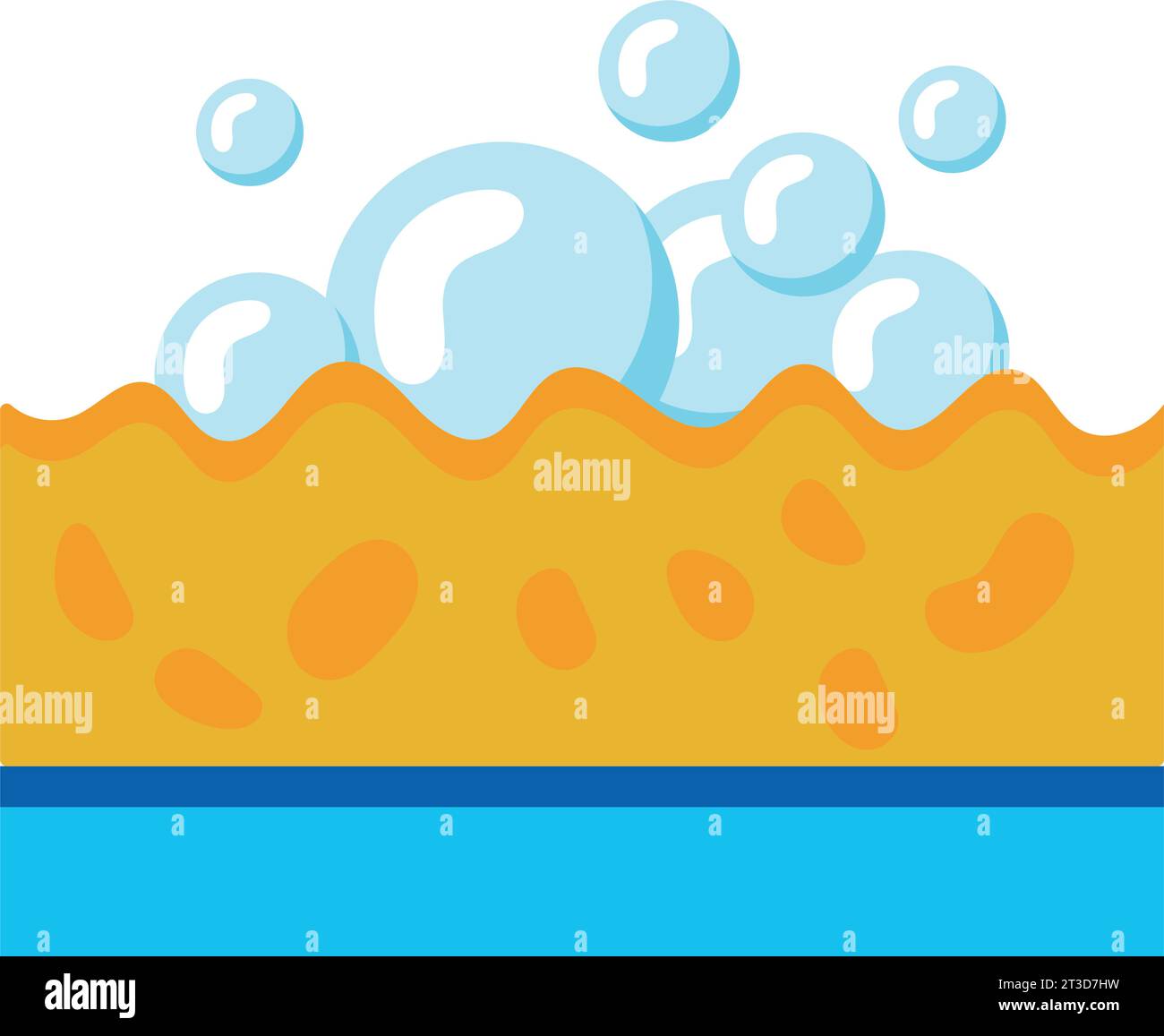 sponge with bubbles vector isolated Stock Vector Image & Art - Alamy