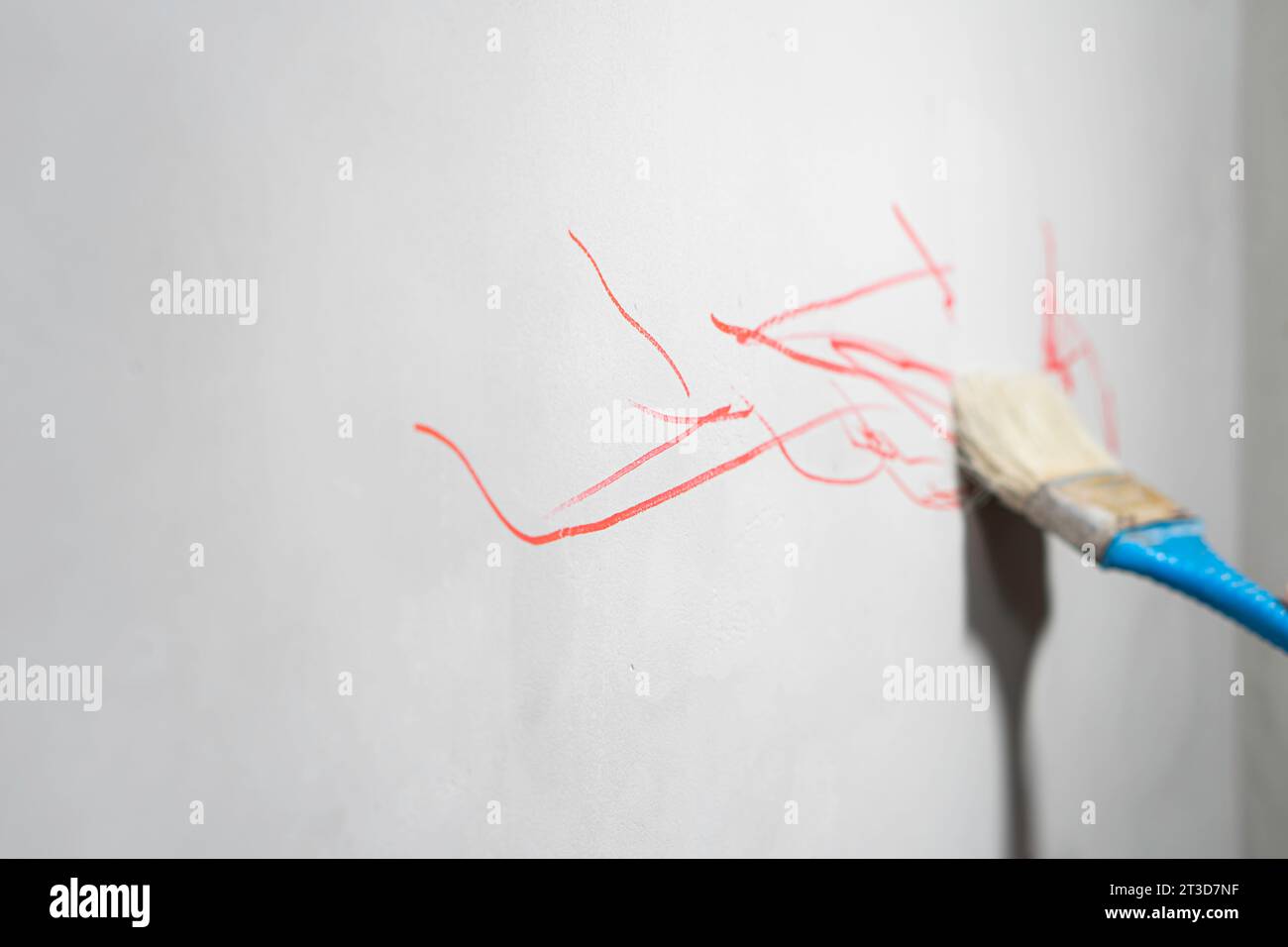 Male hand painting wall hi-res stock photography and images - Alamy