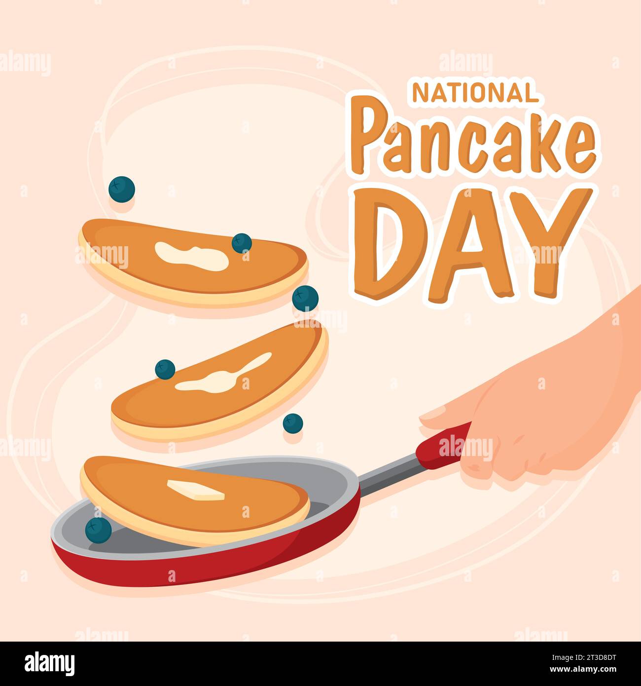 Pancake day poster Traditional food Vector Stock Vector Image & Art - Alamy