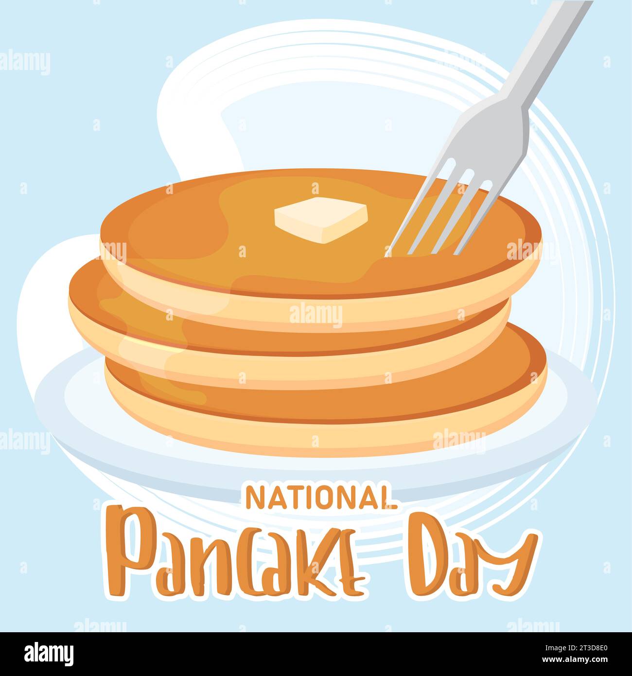 Pancake day poster Traditional food Vector Stock Vector Image & Art - Alamy