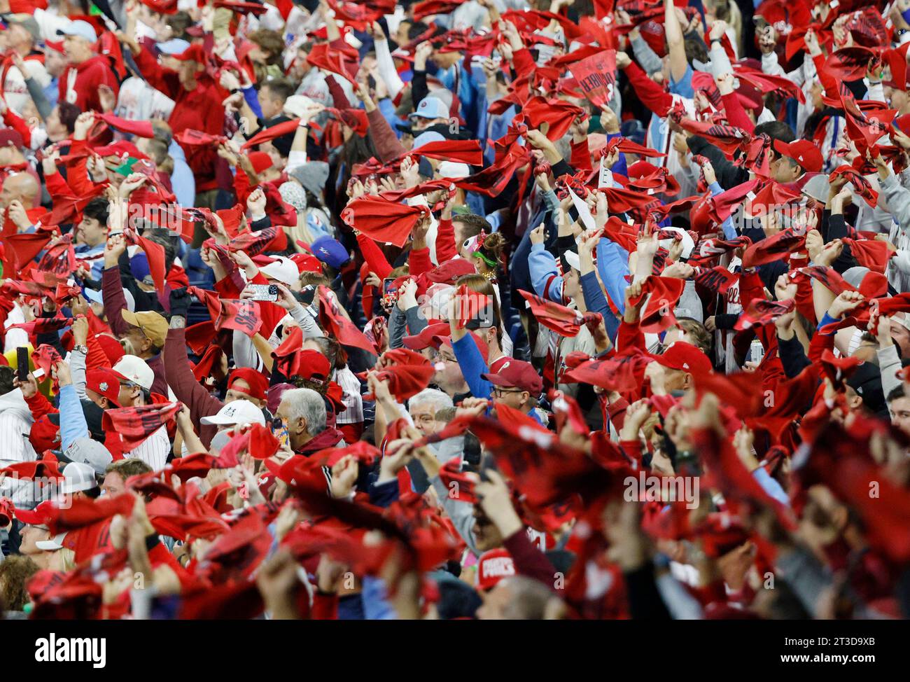 Philadelphia, United States. 24th Oct, 2023. Philadelphia Phillies fans ...