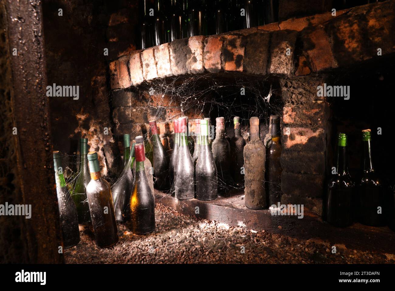 Alcohol bottles on floor hi-res stock photography and images - Alamy