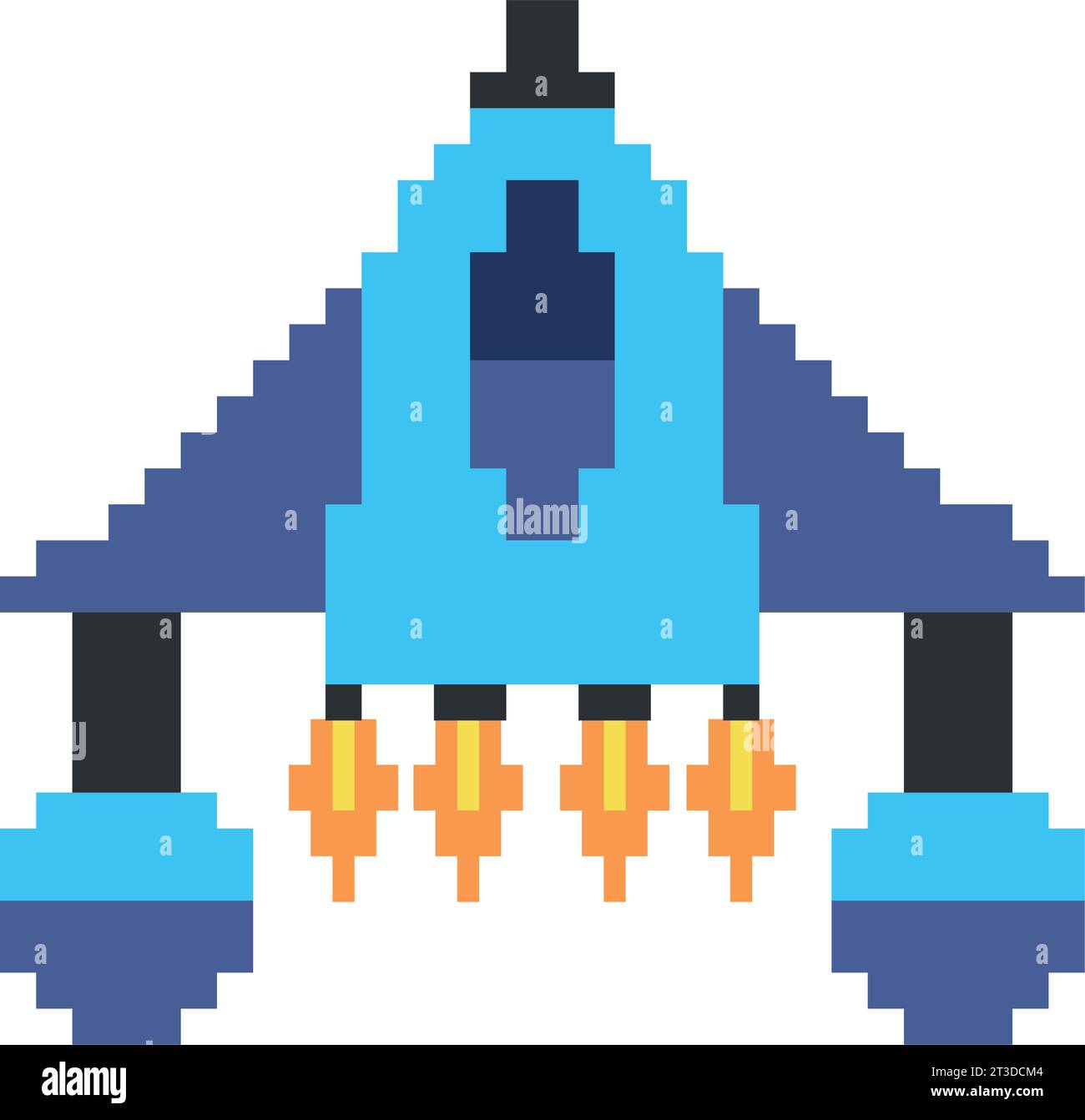 battle ship pixels blue vector isolated Stock Vector Image & Art - Alamy