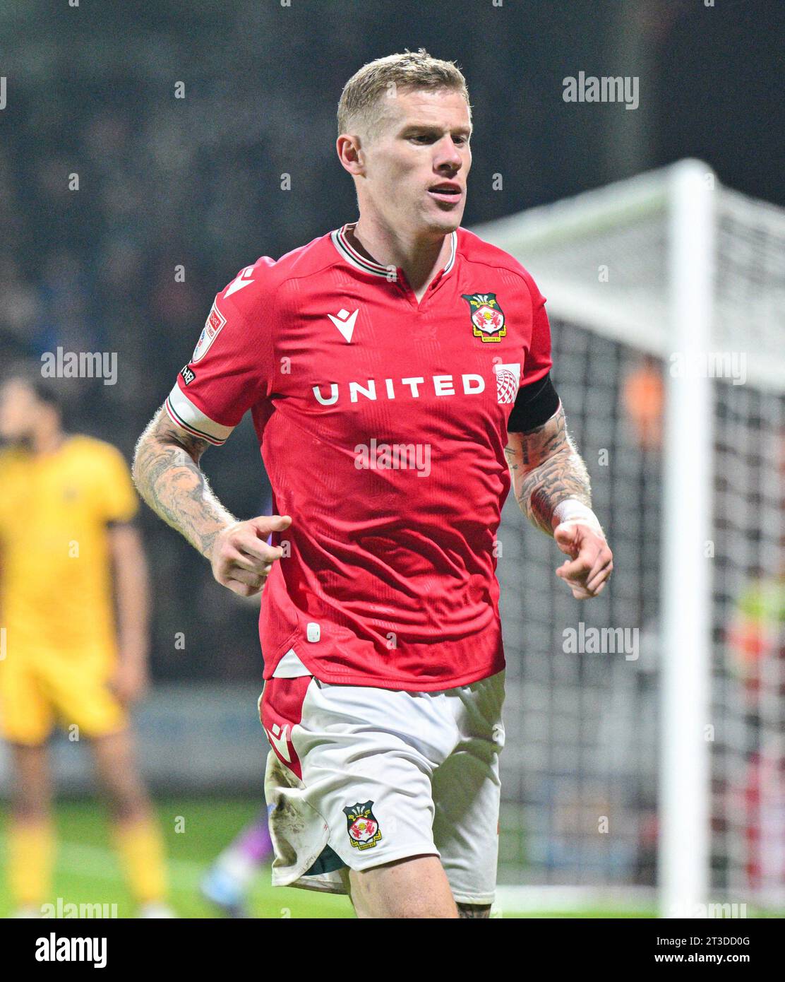 James McClean 23# of Wrexham Association Football Club, during the Sky ...