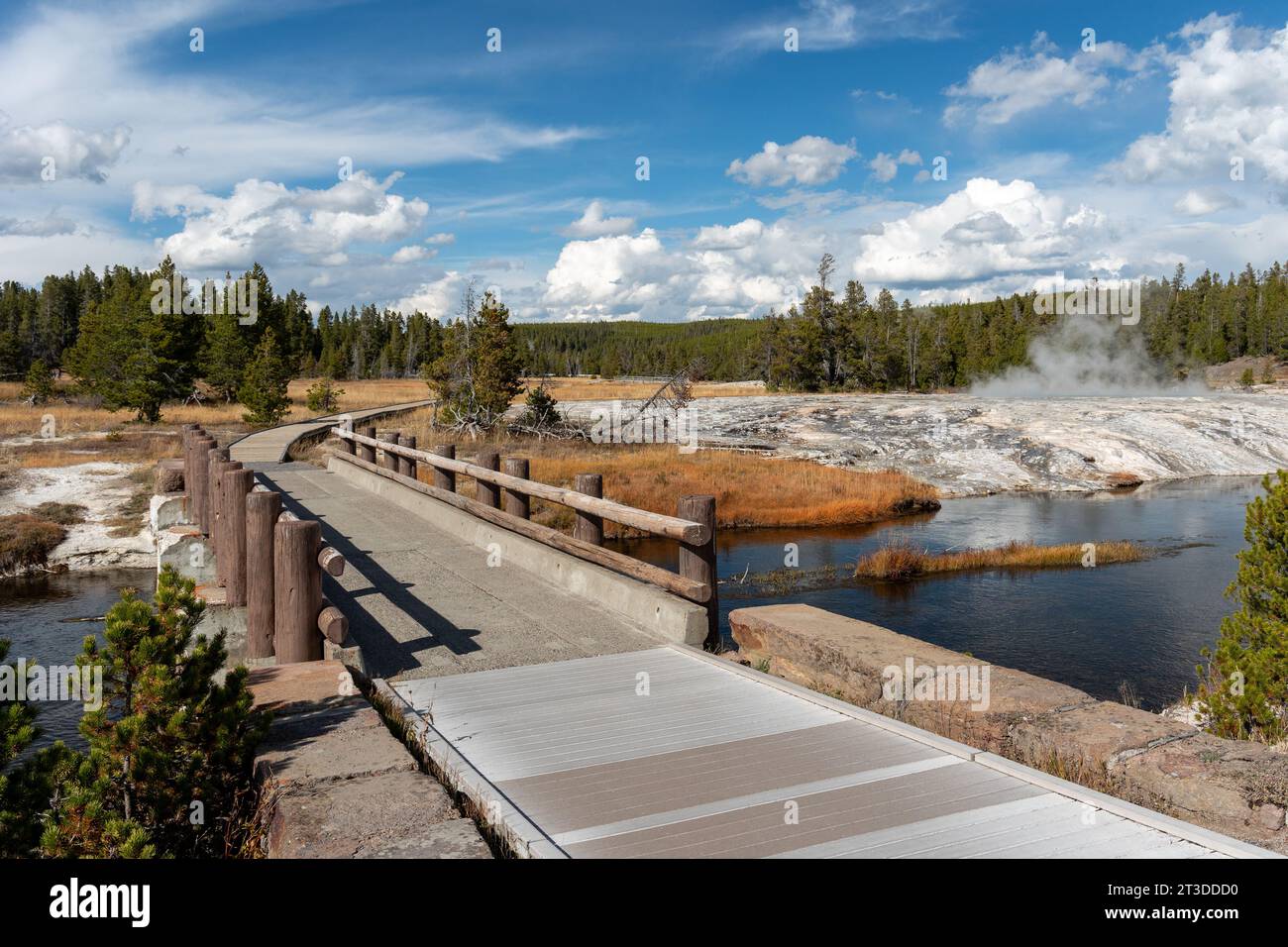 Geyser basin landmarks hi-res stock photography and images - Alamy