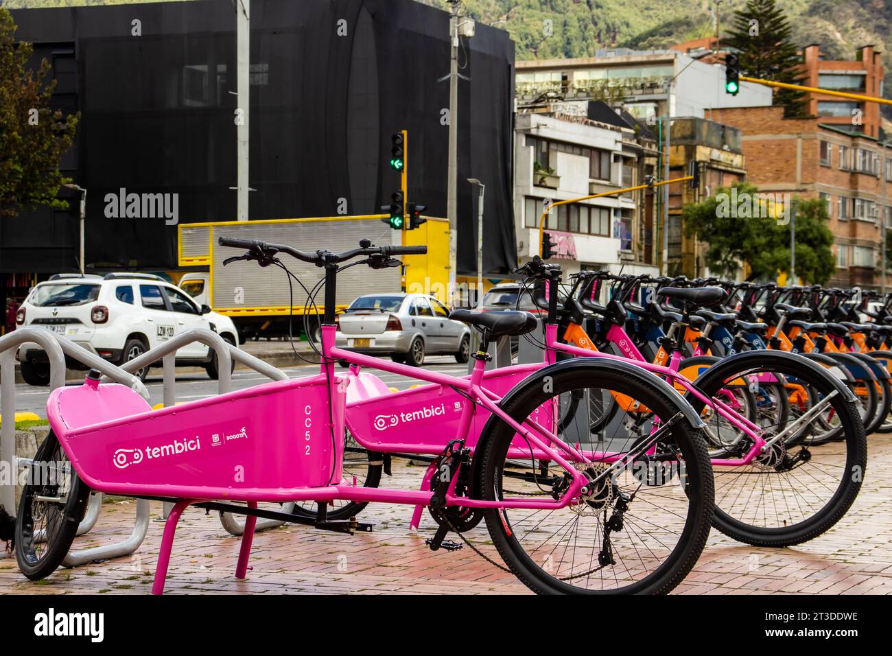 Bogota, Colombia - October 23 2023. View of one of the stations of the ...