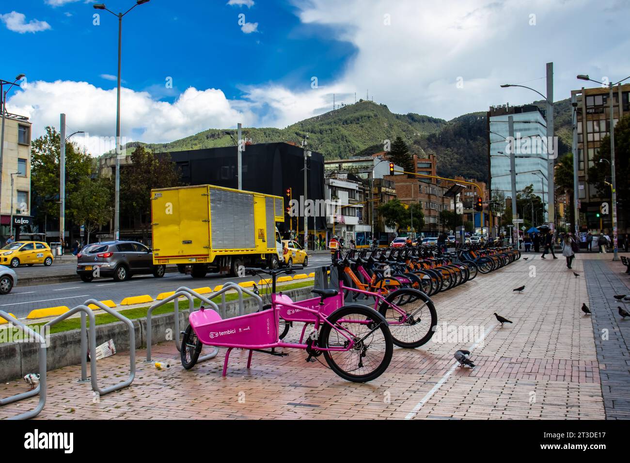 Bogota, Colombia - October 23 2023. View of one of the stations of the ...