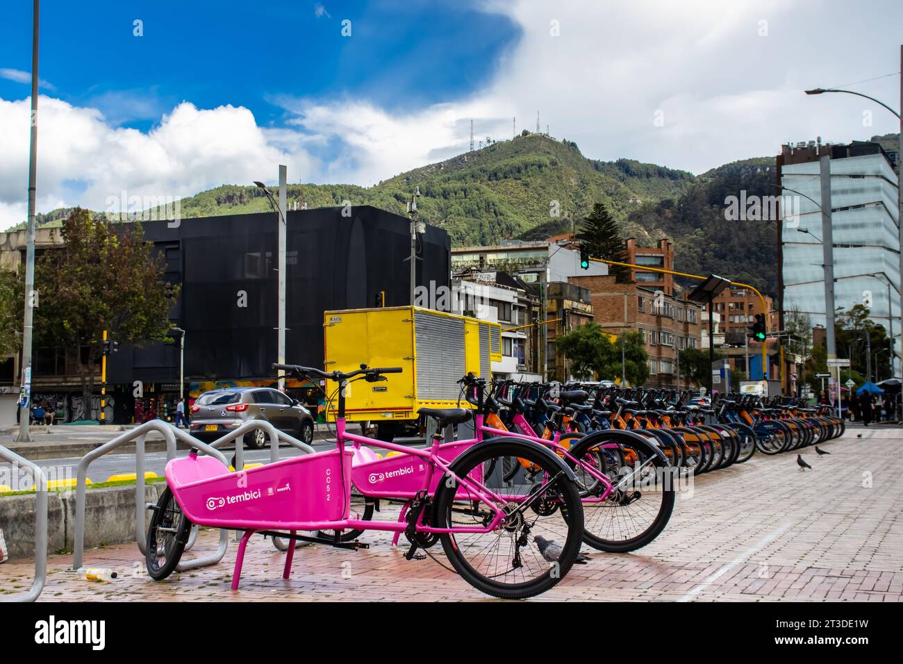 Bogota, Colombia - October 23 2023. View of one of the stations of the ...