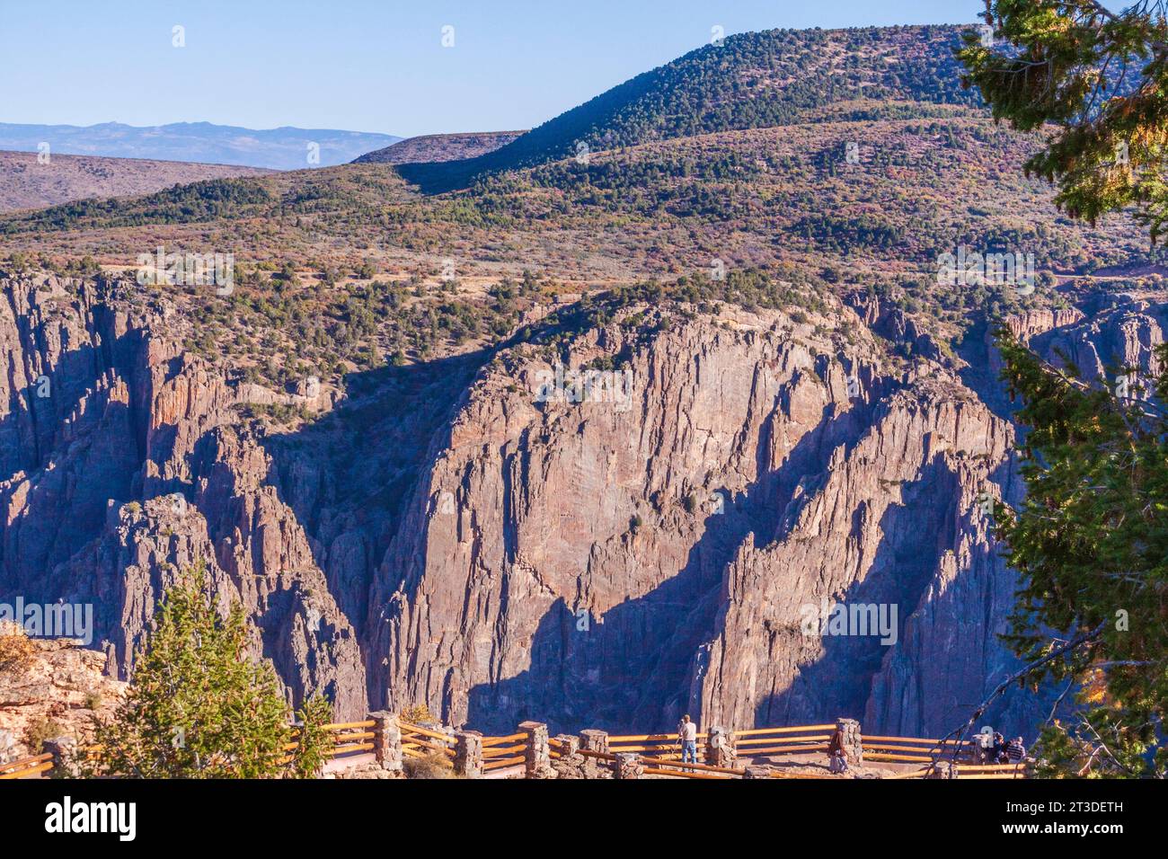 Black Canyon of the Gunnison National Park in Colorado. The canyon ...
