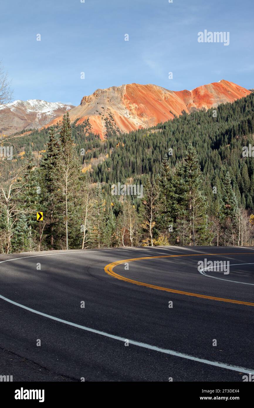 Red Mountain No. 1 from the San Juan Skyway scenic byway (US Highway ...