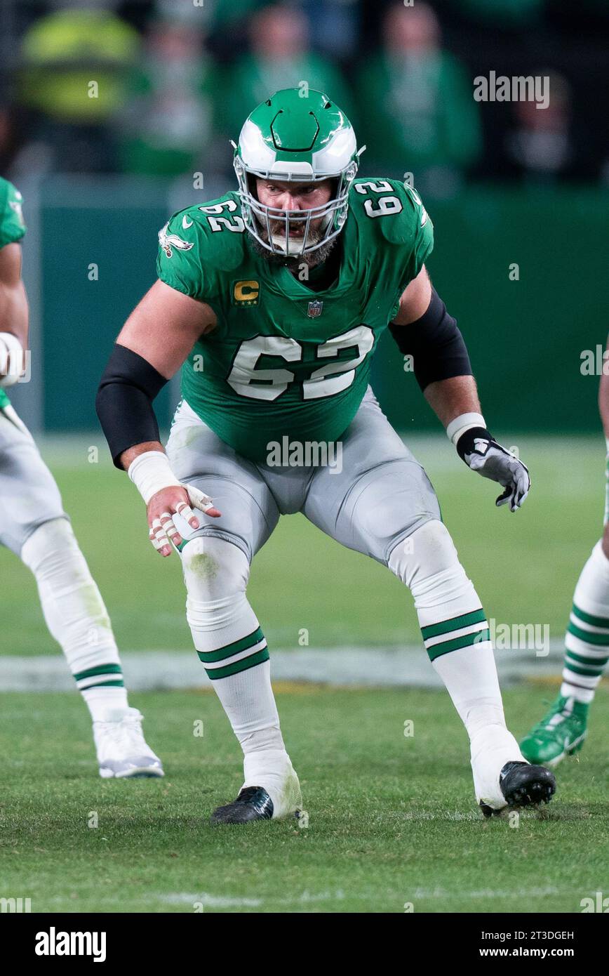 Philadelphia Eagles center Jason Kelce (62) in action during the NFL ...