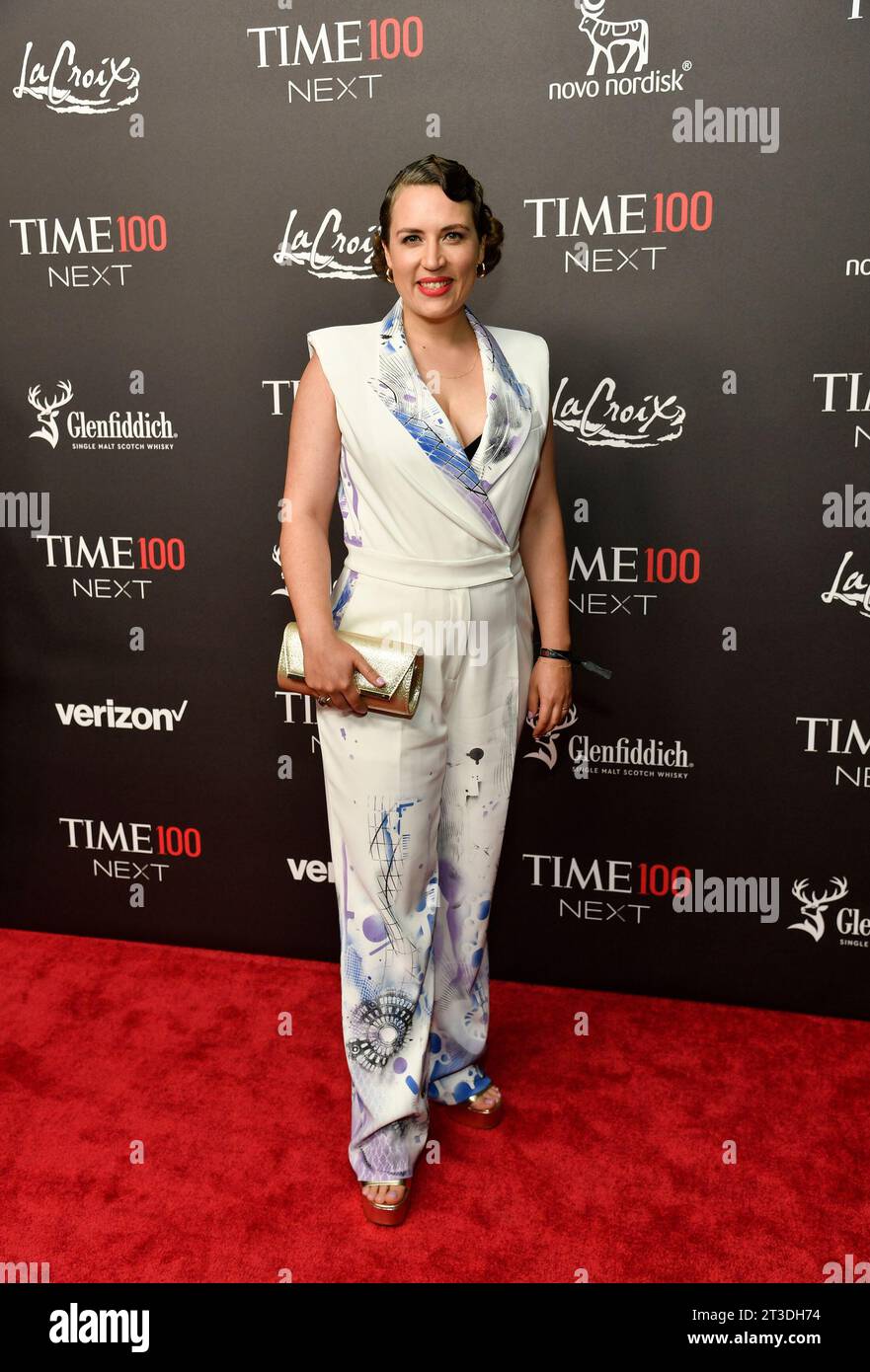 Isabella Weber attends the Time100 Next event at Second on Tuesday, Oct ...