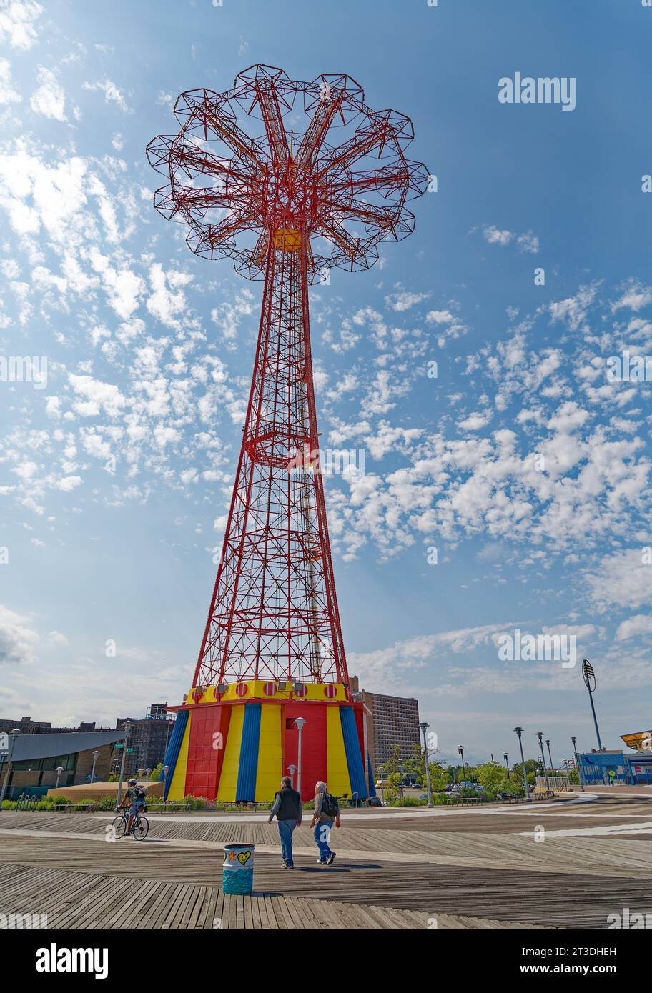 Parachutes long gone, the Parachute Jump tower still dominates the ...