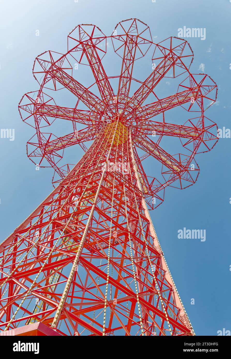 Parachutes long gone, the Parachute Jump tower still dominates the ...