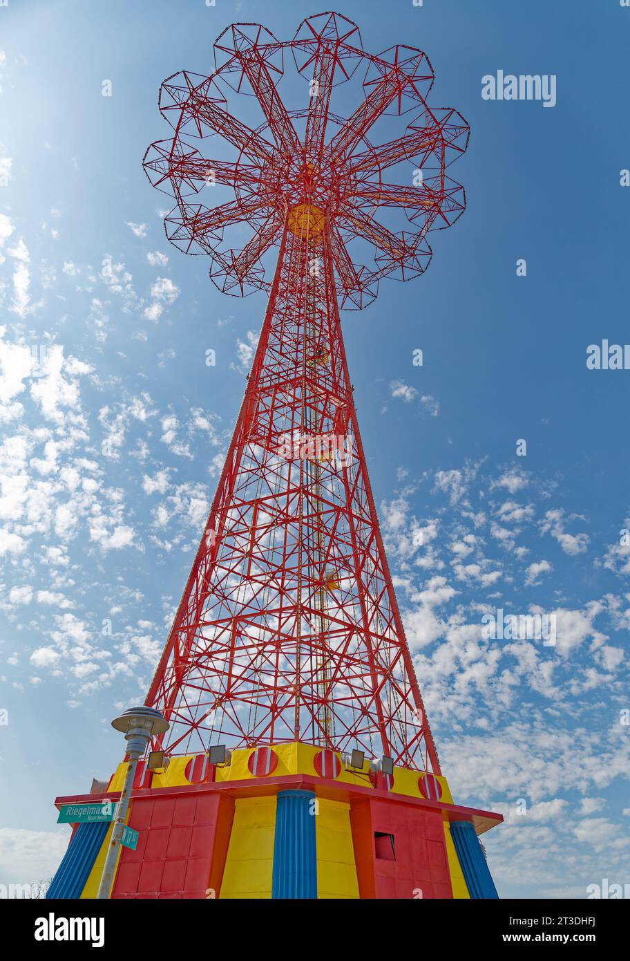 Parachutes long gone, the Parachute Jump tower still dominates the ...
