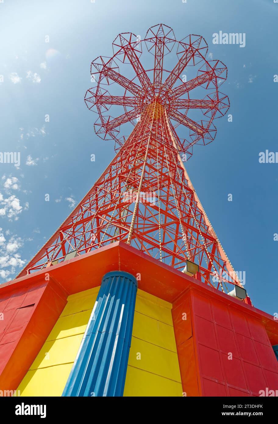 Parachutes long gone, the Parachute Jump tower still dominates the ...