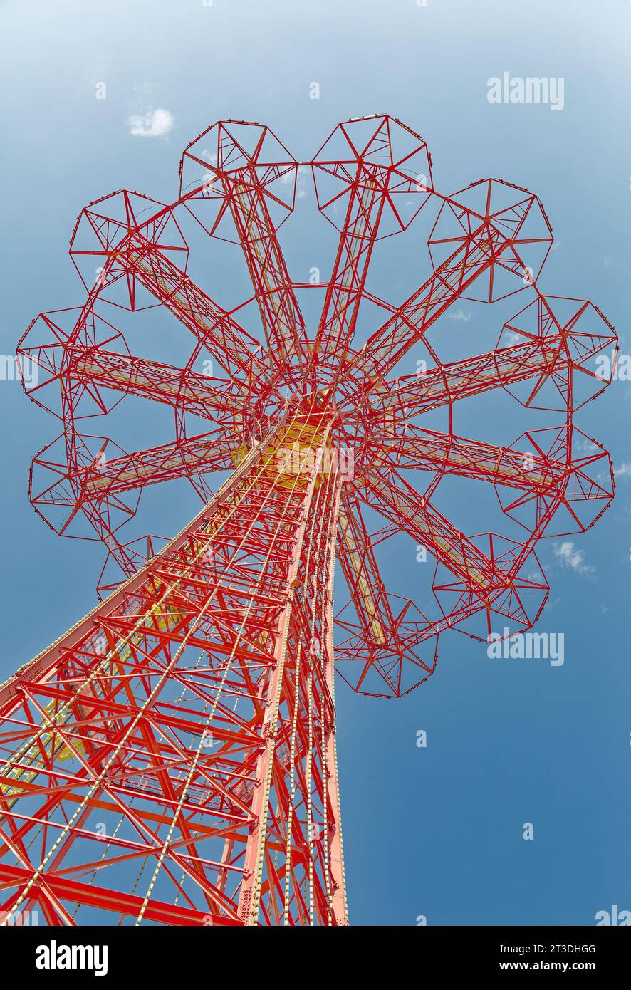 Parachutes long gone, the Parachute Jump tower still dominates the ...