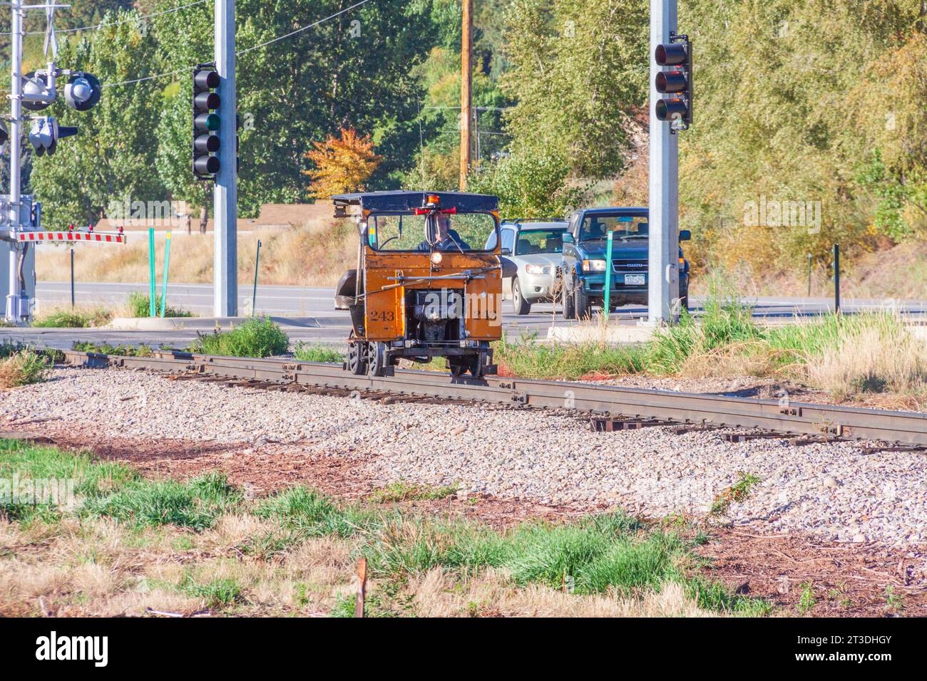 Railroad Maintenance Car. The Durango and Silverton Narrow Gauge ...