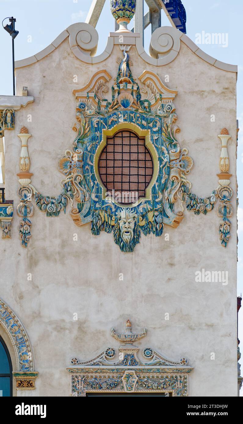 Colorful polychrome terra cotta adorns the Child’s Restaurant Building ...