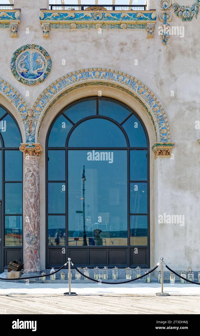 Colorful polychrome terra cotta adorns the Child’s Restaurant Building ...