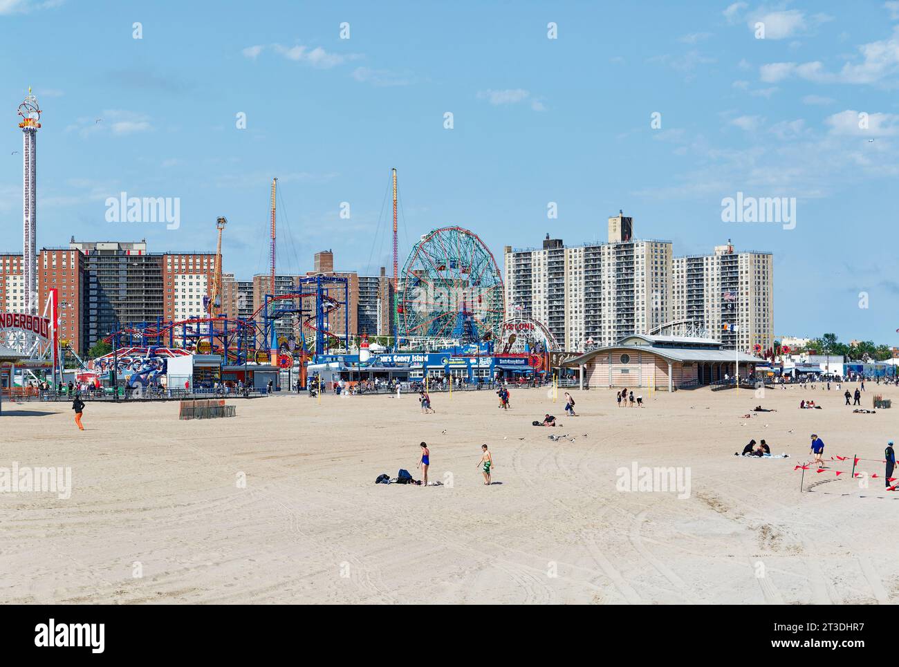 On a weekday early in the season, Coney Island Beach is remarkably ...