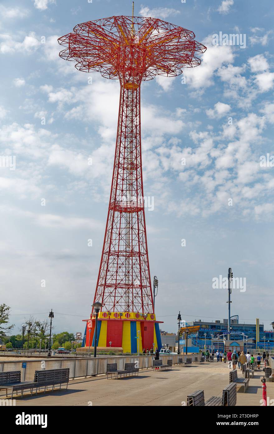 Parachutes long gone, the Parachute Jump tower still dominates the ...