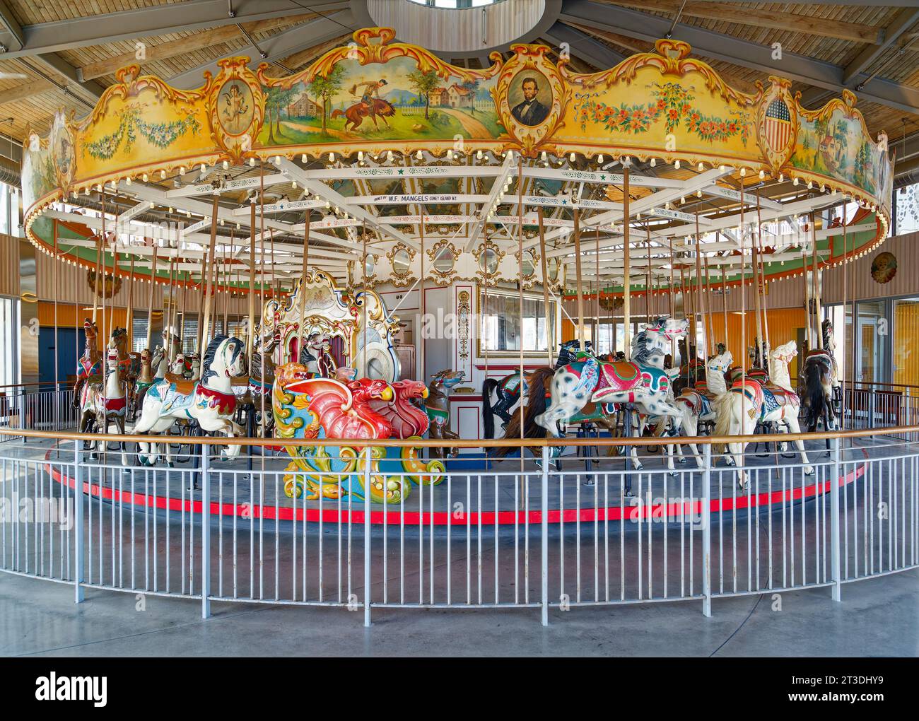 B&B Carousell (double-L!) is an historic Coney Island carousel with ...