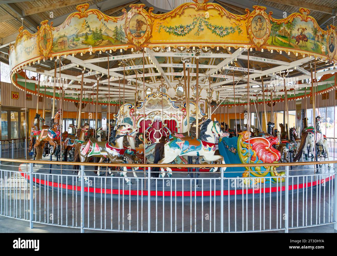 B&B Carousell (double-L!) is an historic Coney Island carousel with ...