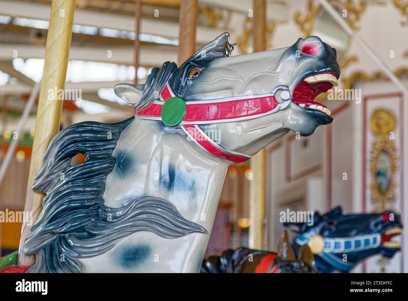B&B Carousell (double-L!) is an historic Coney Island carousel with ...