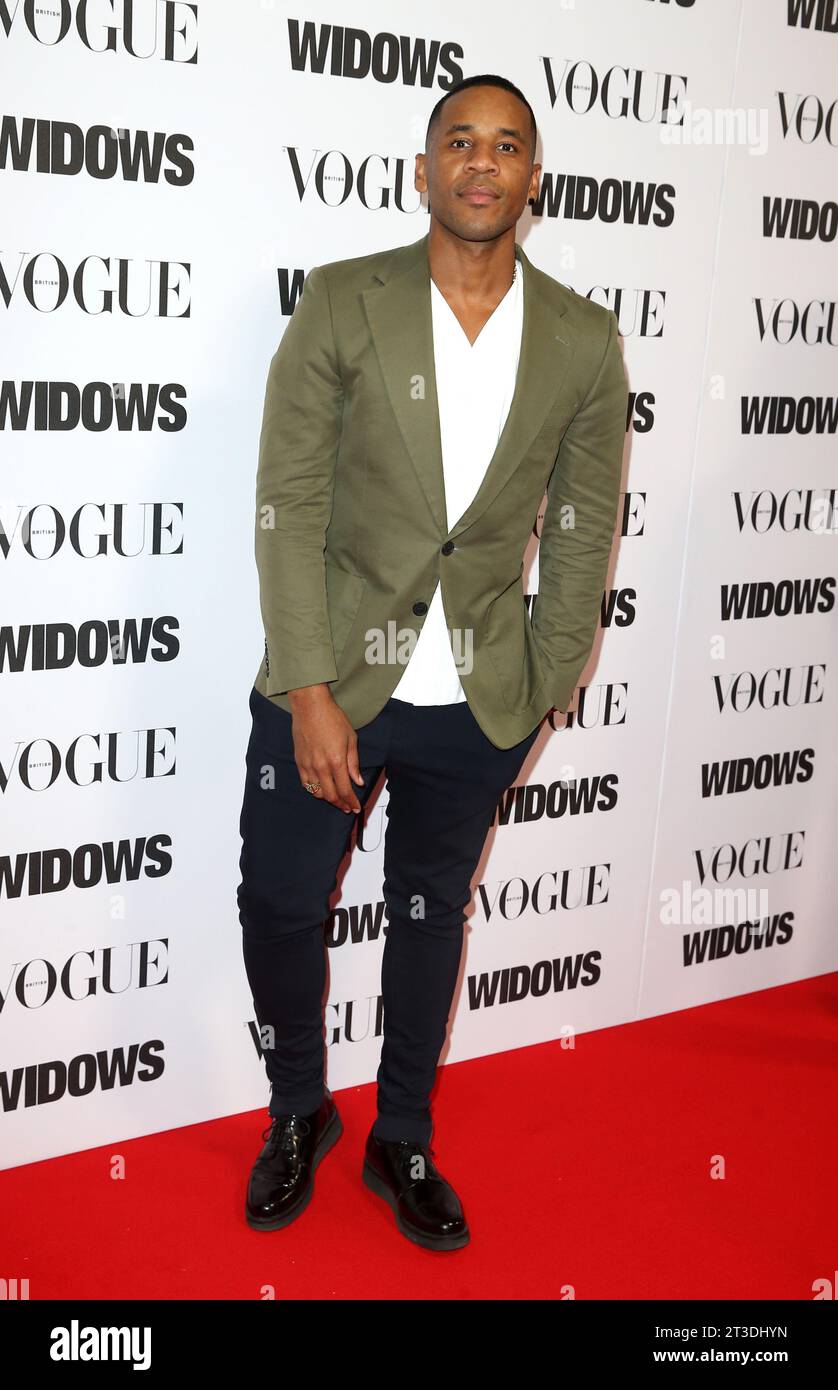 Reggie Yates attends a special screening of 'Widows' in association ...