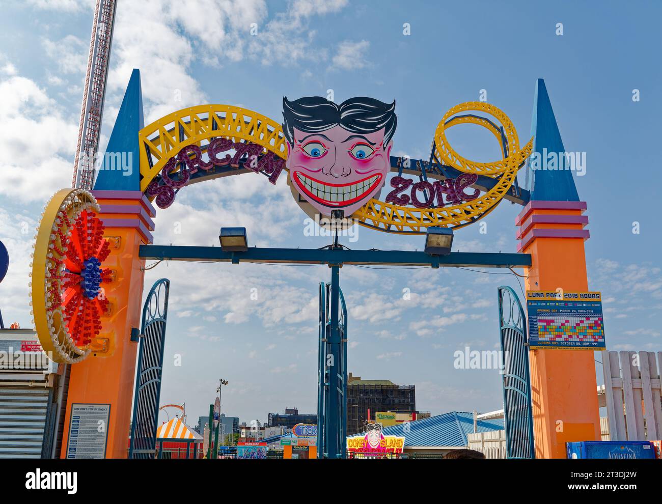 Luna Park “Scream Zone,” patterned after the original Luna Park, holds ...
