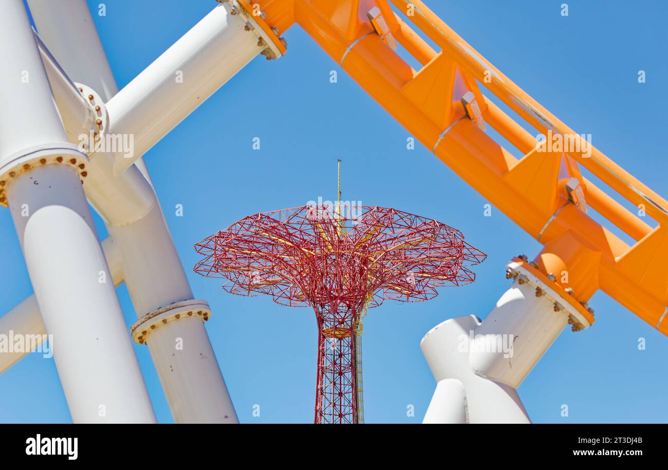 Parachutes long gone, the Parachute Jump tower still dominates the ...