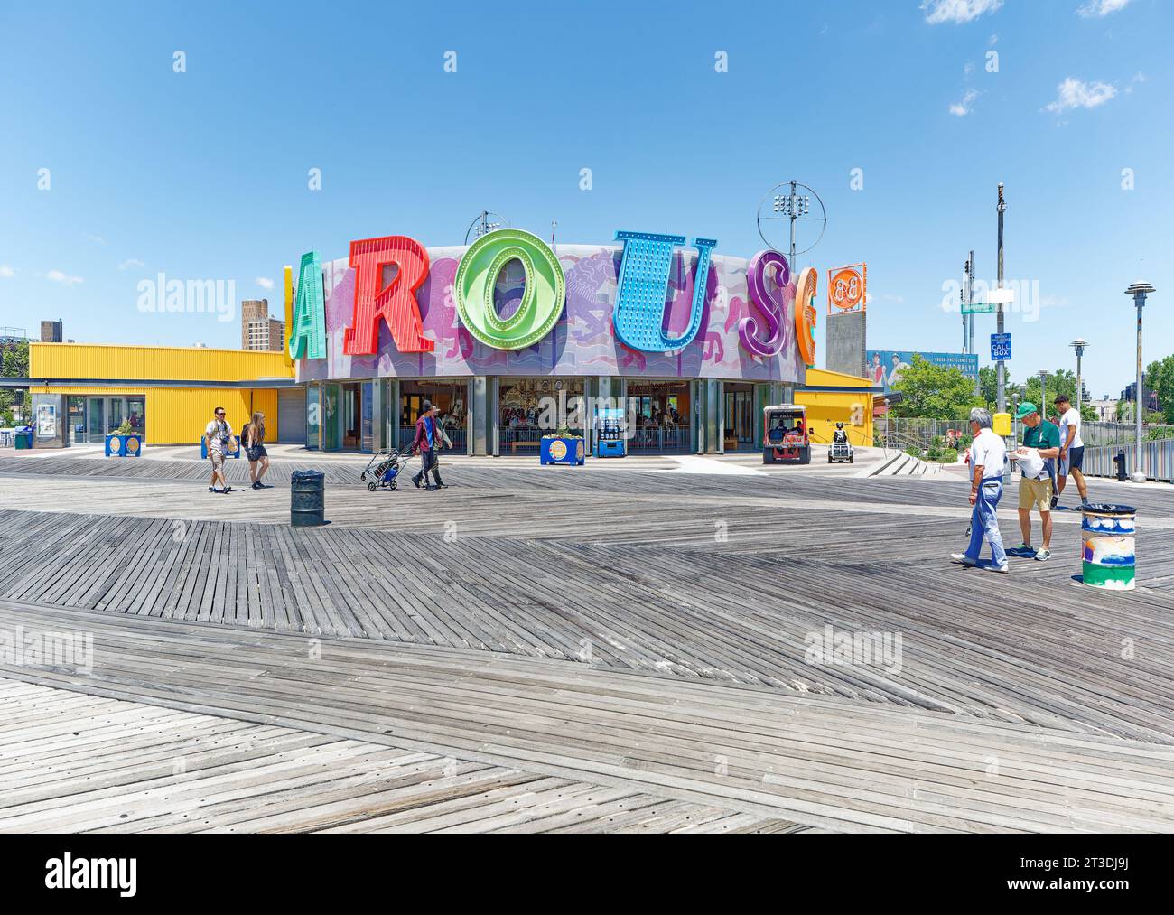 B&B Carousell (double-L!) is an historic Coney Island carousel with ...