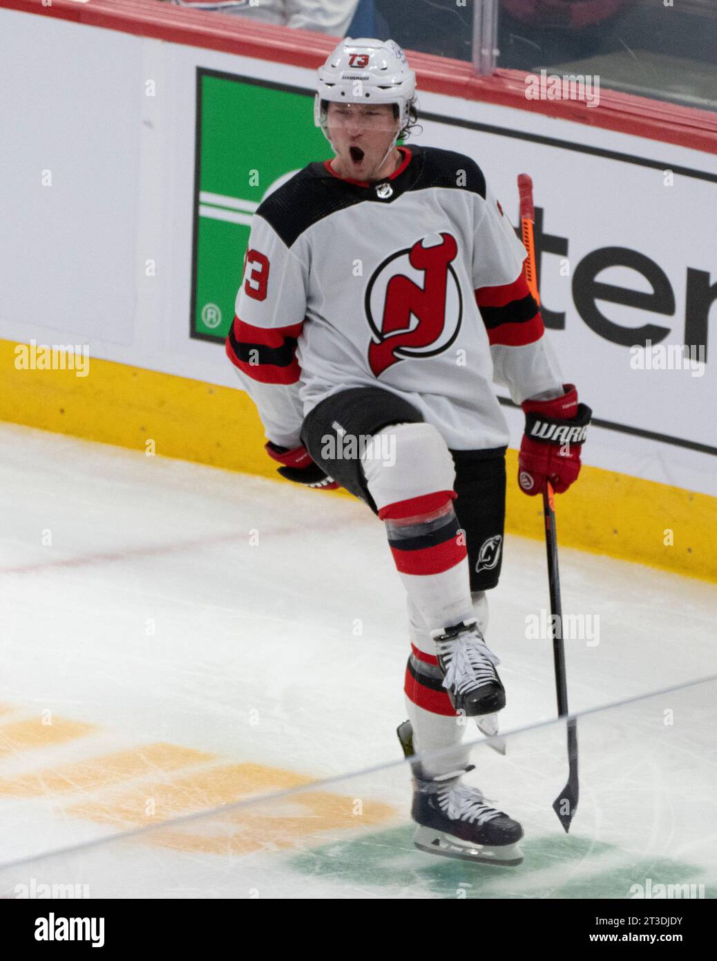 New Jersey Devils' Tyler Toffoli celebrates his goal against the ...