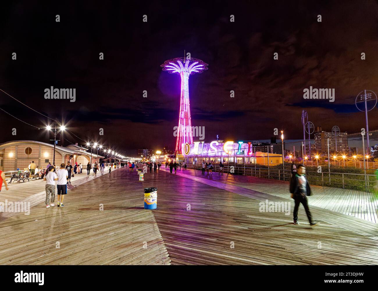 Parachutes long gone, the Parachute Jump tower still dominates the ...