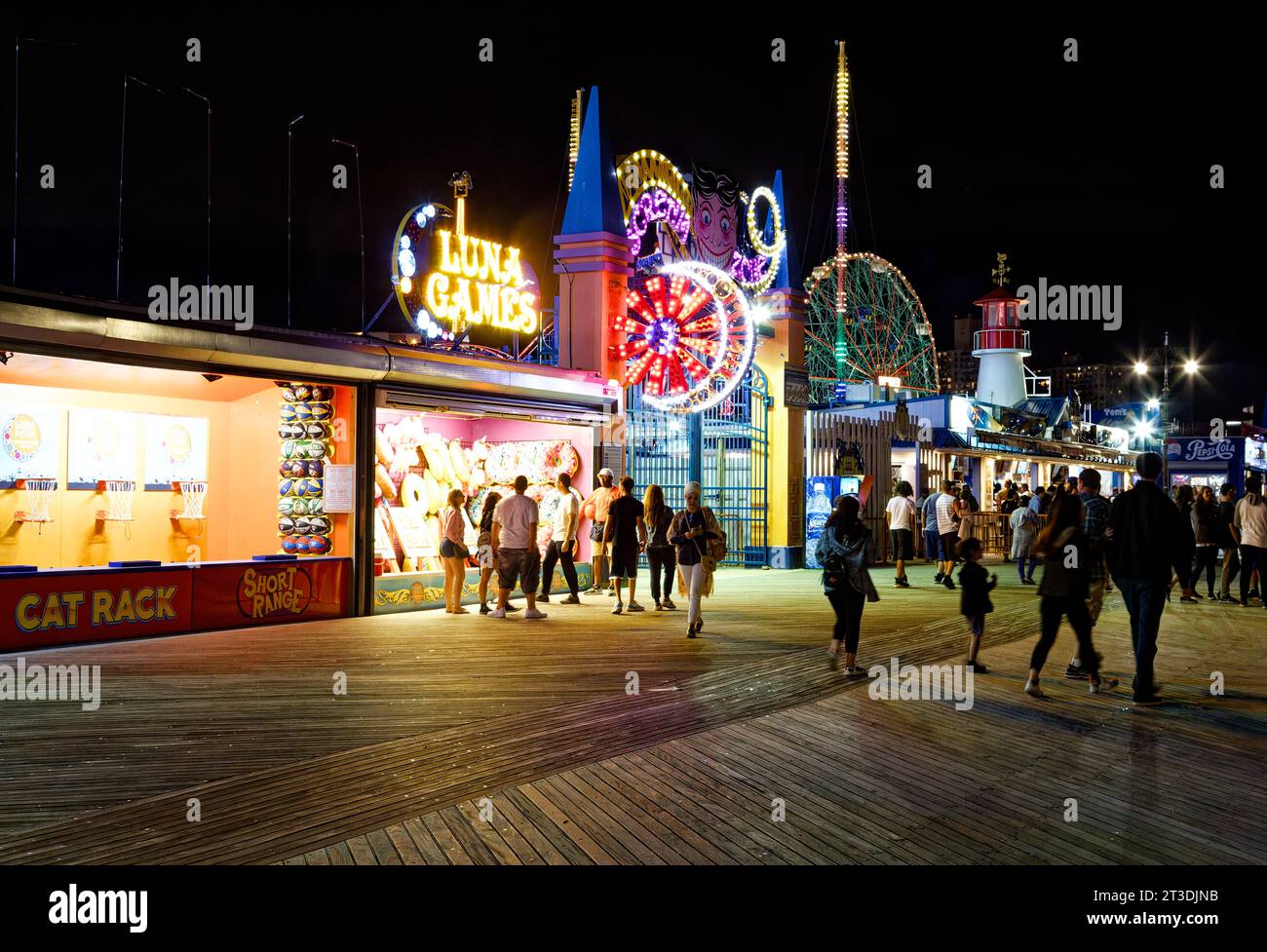 Luna Park “Scream Zone,” patterned after the original Luna Park, holds ...