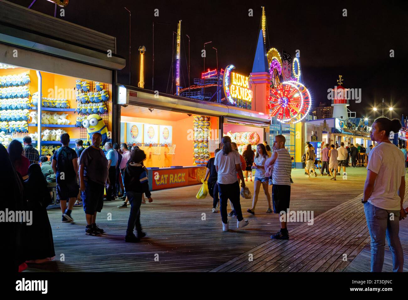 Luna Park “Scream Zone,” patterned after the original Luna Park, holds ...