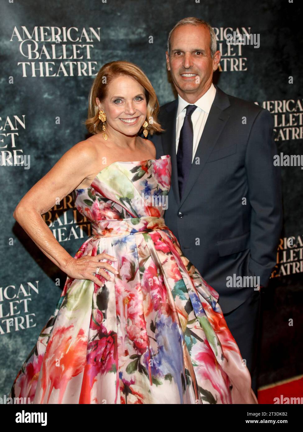 Journalist Katie Couric, left, and John Molner attend the American ...