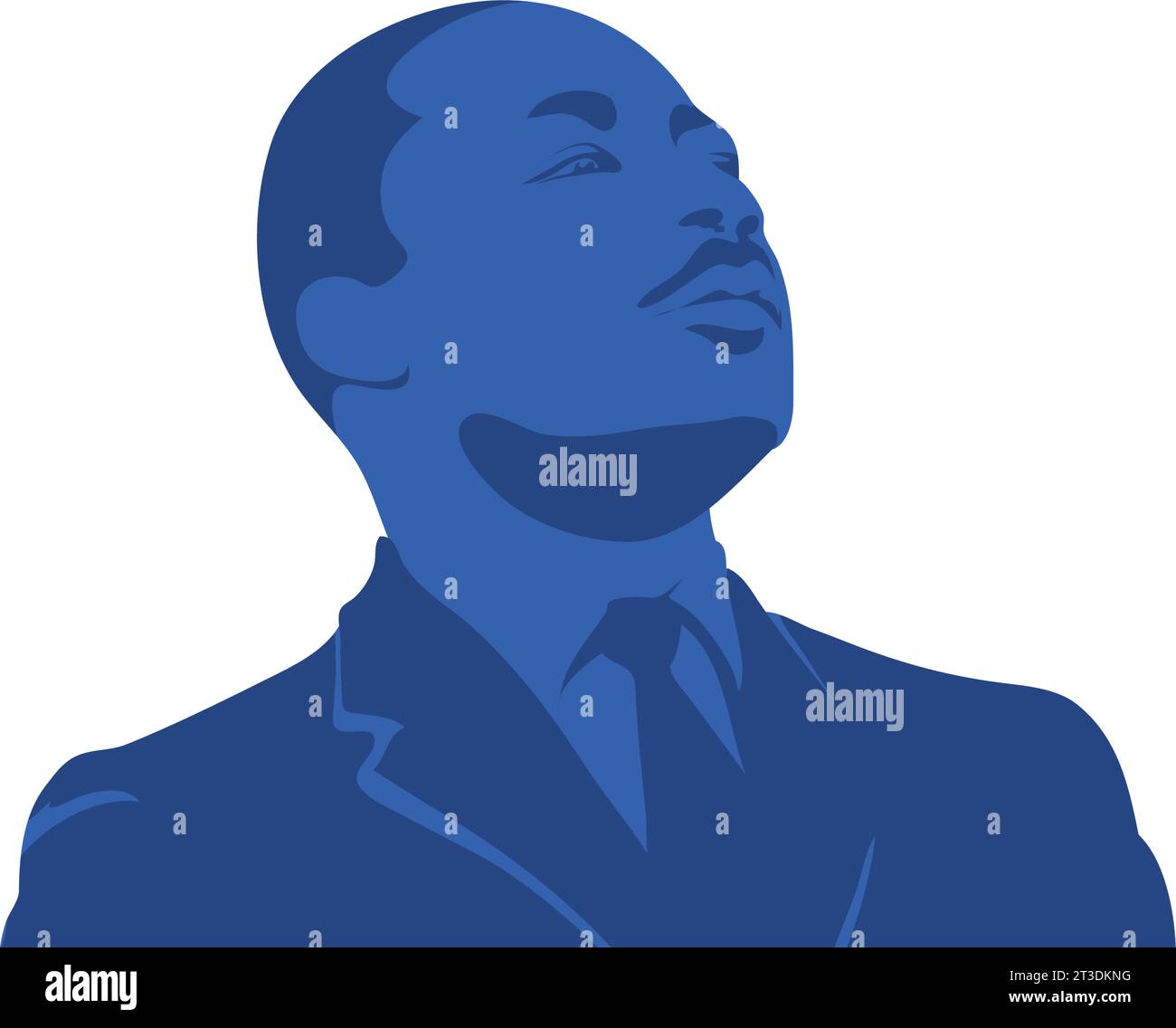 martin luther king day silhouette Stock Vector Image & Art - Alamy