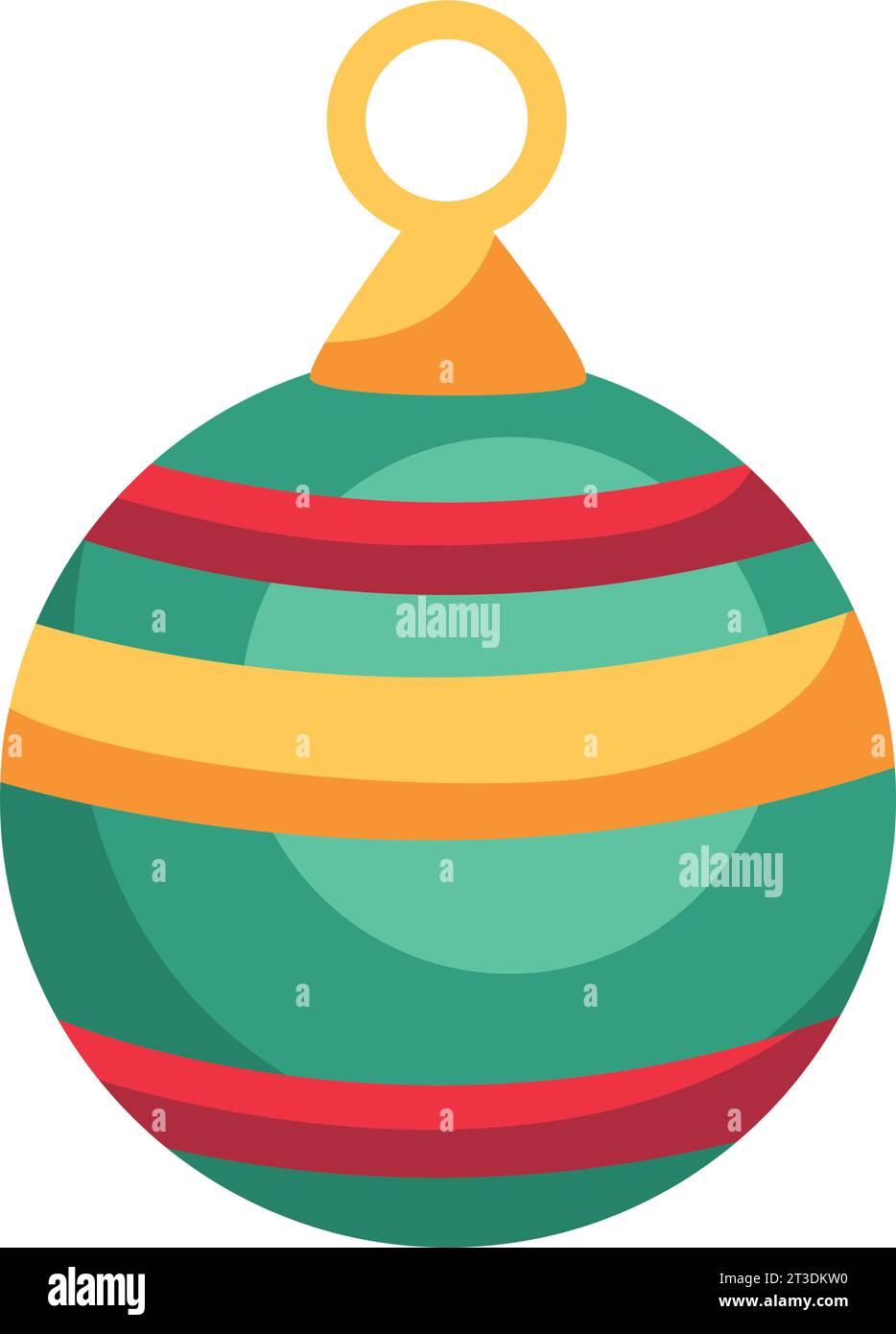 christmas green ball vector isolated Stock Vector Image & Art - Alamy