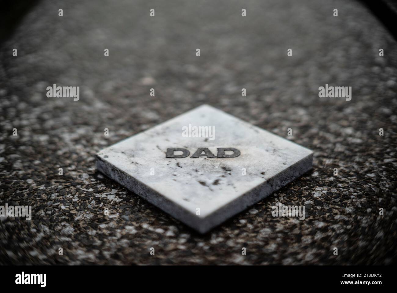 Father or dad Plaque on a Grave in glen innes, northern new south wales ...