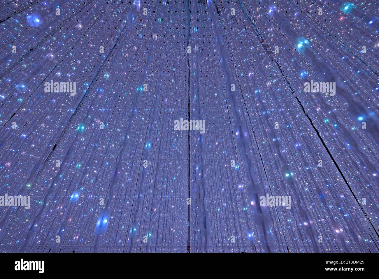 Exhibition room at teamLab Planets by art collective teamLab in Tokyo ...