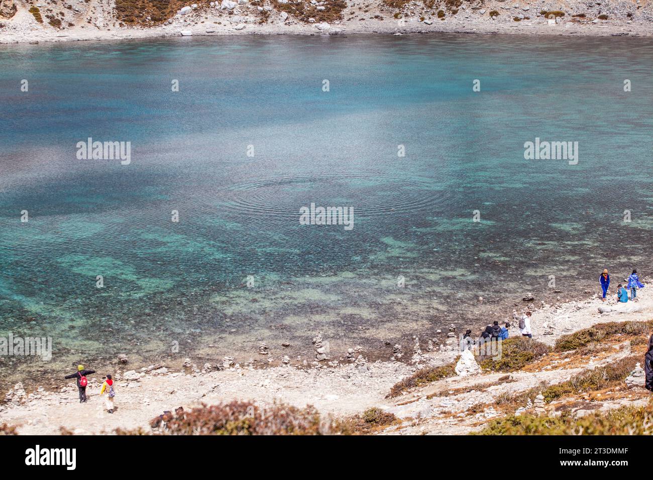 GANZI, CHINA - OCTOBER 15, 2023 - Tourists view the Colored Sea ...