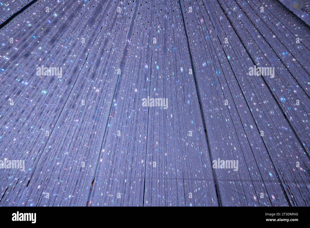 Exhibition room at teamLab Planets by art collective teamLab in Tokyo ...